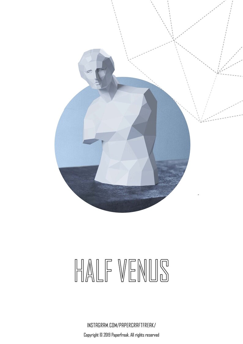 Papercraft 3D VENUS De MILO ANTIC Sculpture Pepakura Statue | Etsy