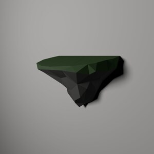 Papercraft 3D UNIVERSAL ROCK for Any Animal Low Poly Paper Sculpture ...