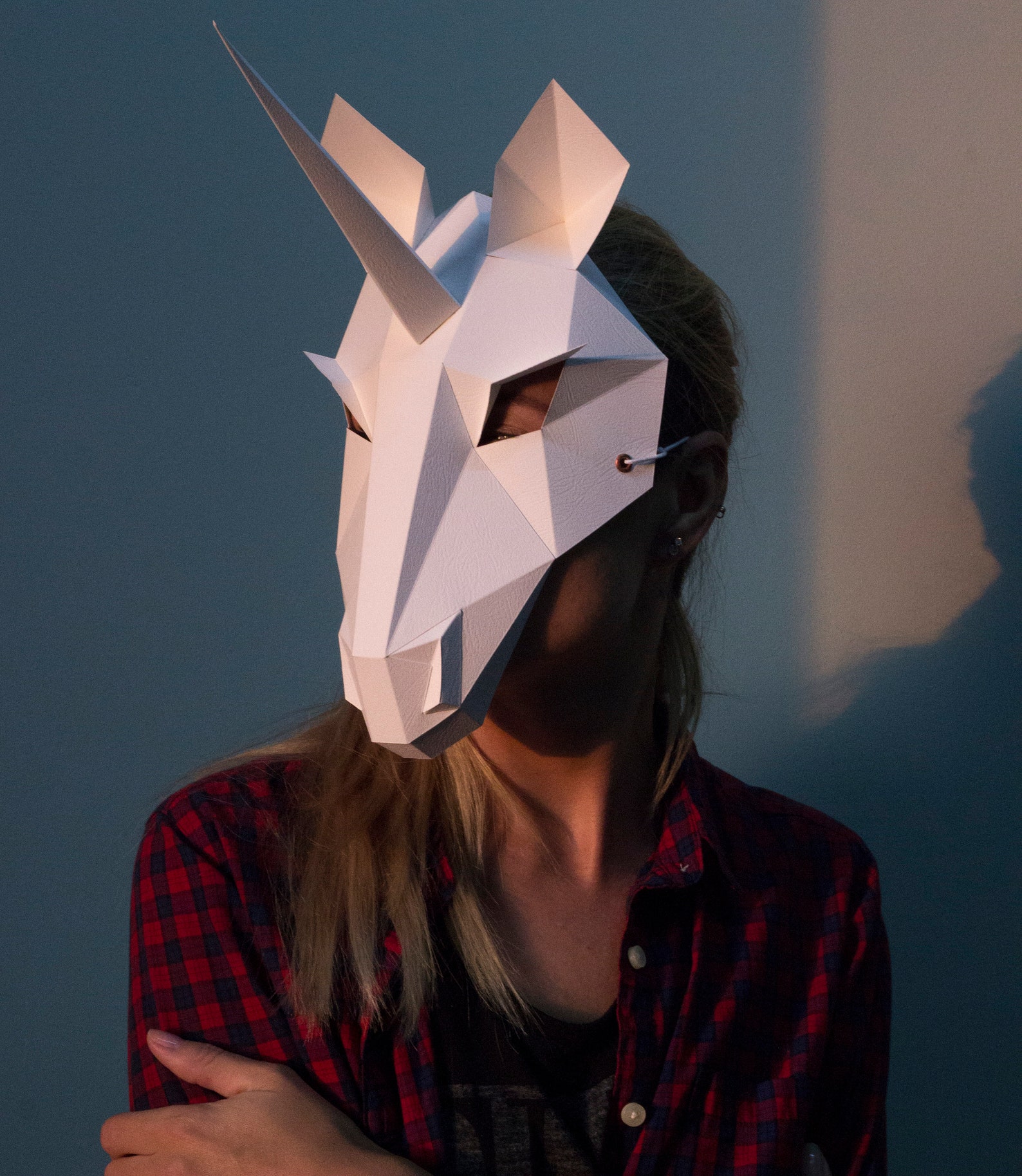 Papercraft 3D HORSE UNICORN MASK Halloween Pepakura Art Kinky - Etsy