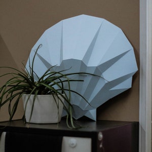 Papercraft 3d SHELL #1 Pepakura Sea Creatures Paperfreak Low Poly ...
