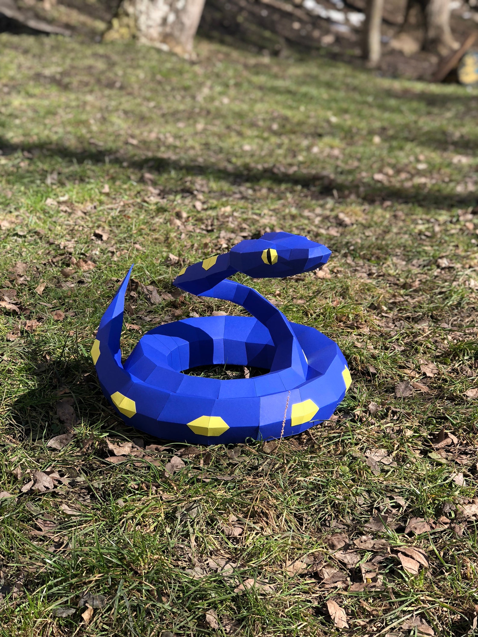 Papercraft 3d SNAKE 3D Python VIPER Low Poly Paper Sculpture - Etsy Canada