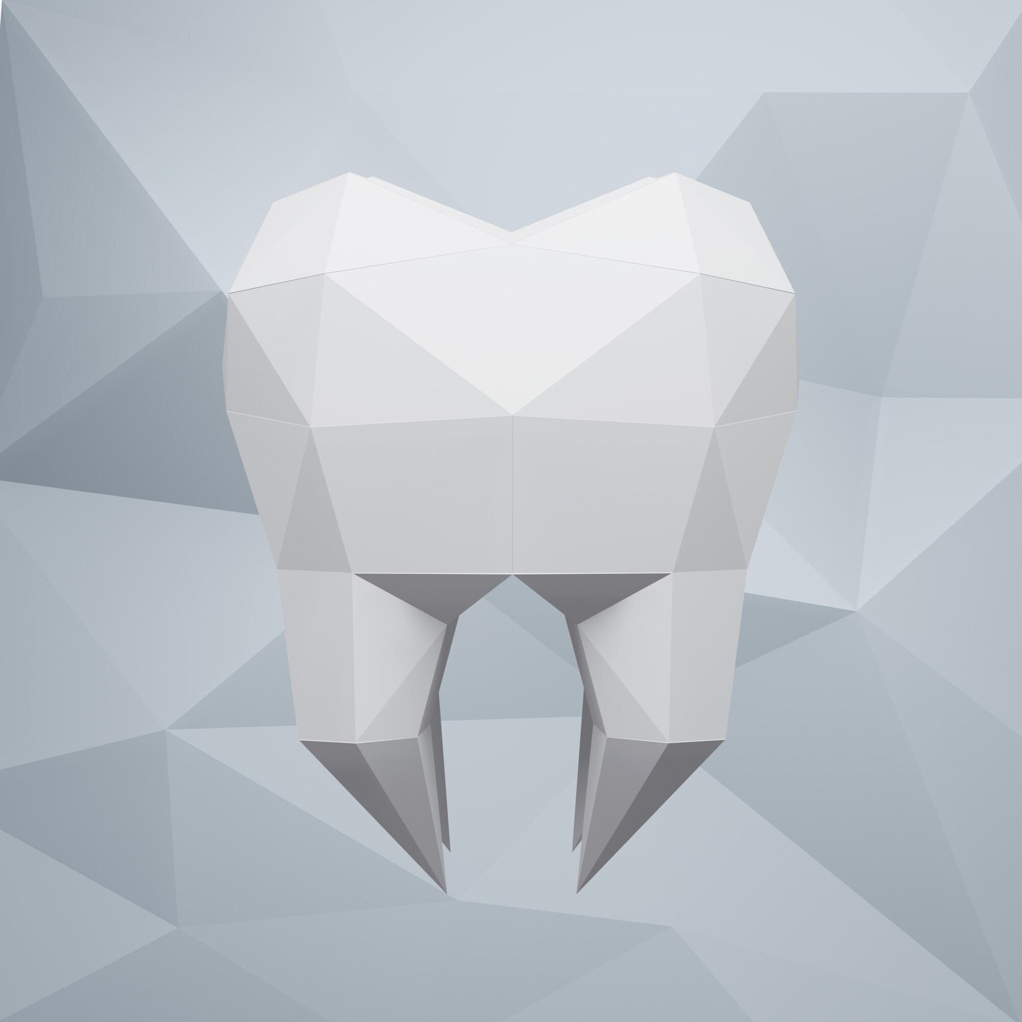 Papercraft 3D TOOTH MOLAR Dental Veneers Low Poly Paper - Etsy Australia