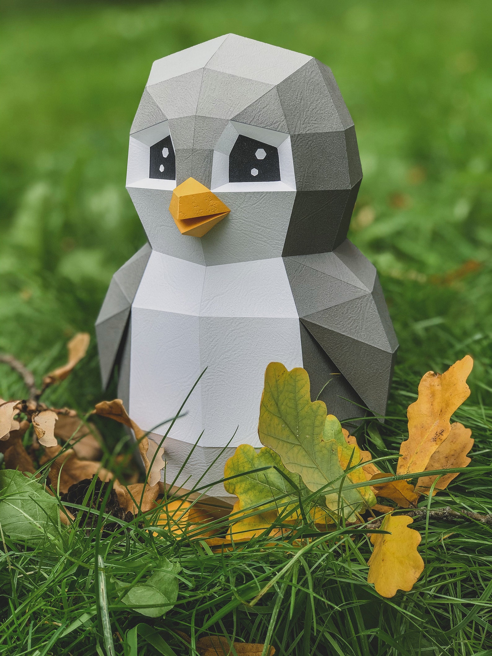 Papercraft 3D TOY PENGUIN Low Poly Paper Sculpture Cute Gift - Etsy