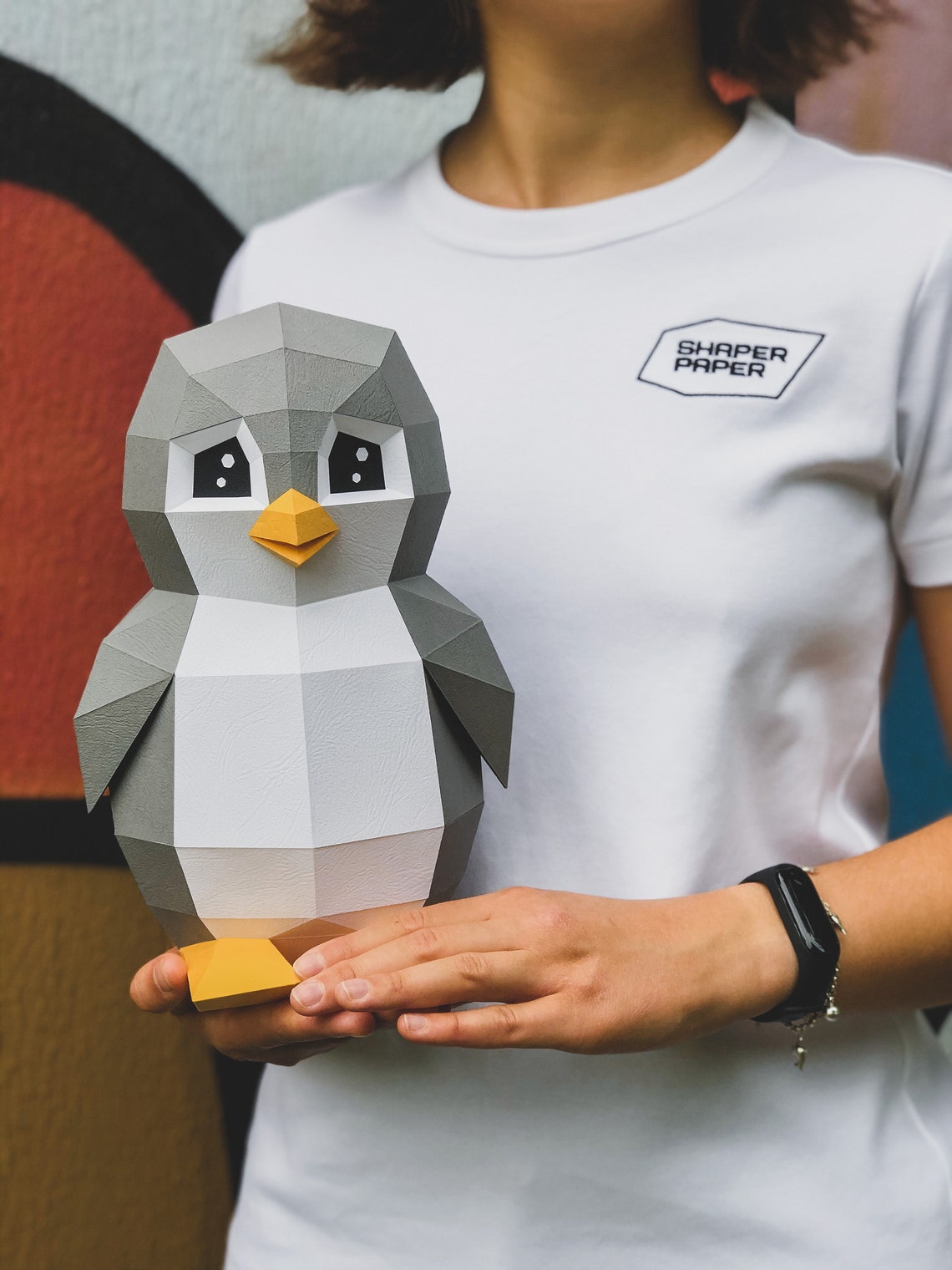 Papercraft 3D TOY PENGUIN Low Poly Paper Sculpture Cute Gift - Etsy
