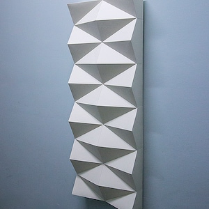 Papercraft 3D RHOMBUS INSTALLATION Acoustic Panel Pepakura PDF Template ...