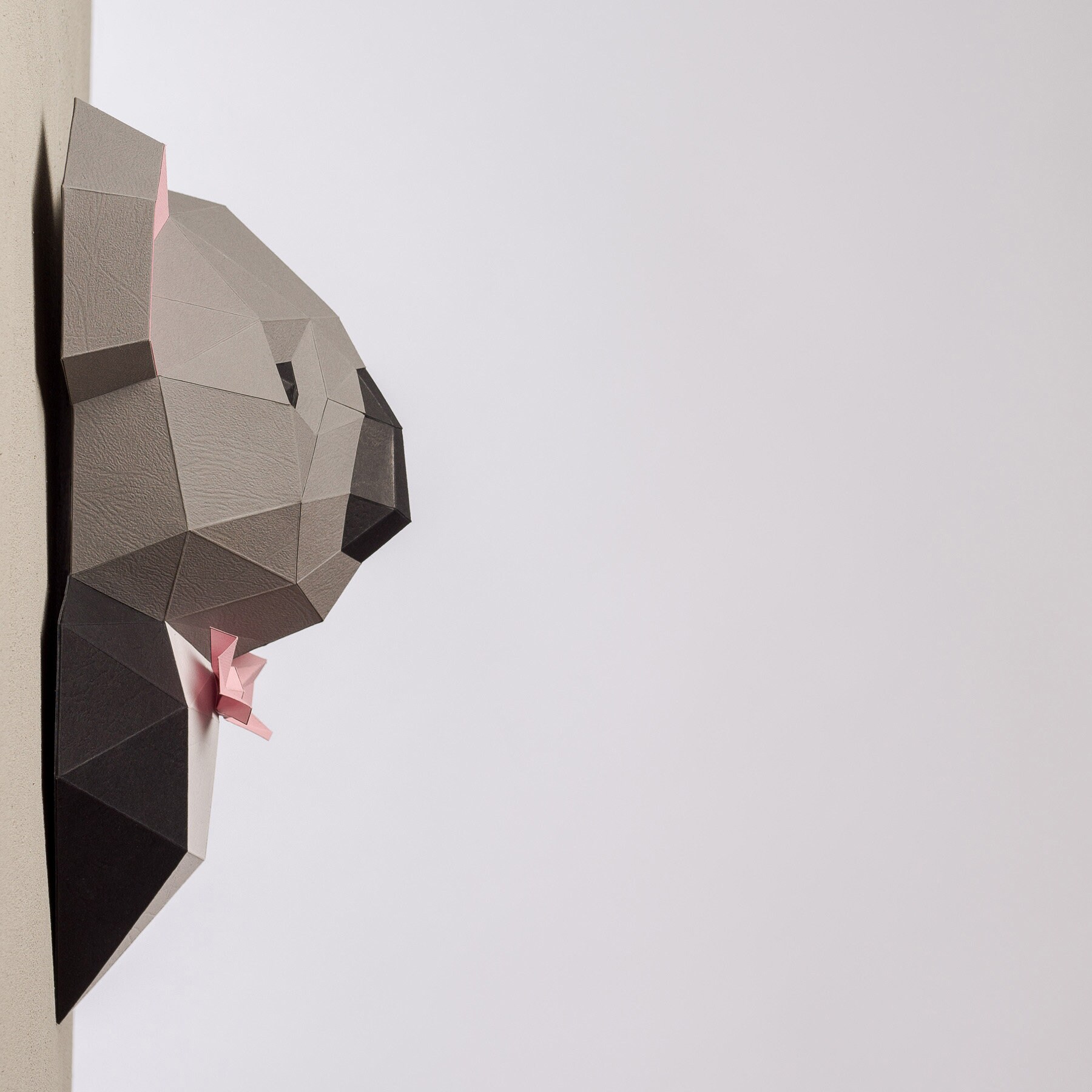Papercraft 3D KOALA in SUIT Pepakura Low Poly Paper Sculpture - Etsy