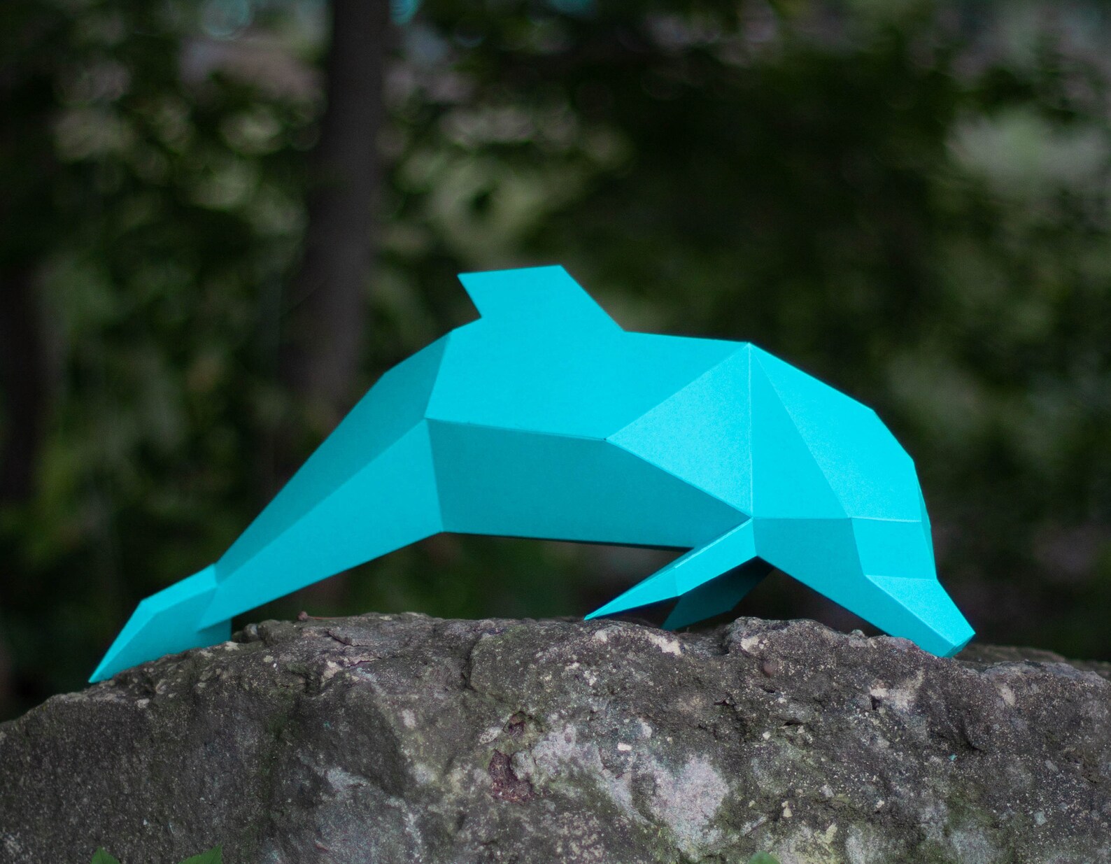 Papercraft 3d DOLPHIN SEA FISH Cartoon Anime Animal Paper - Etsy