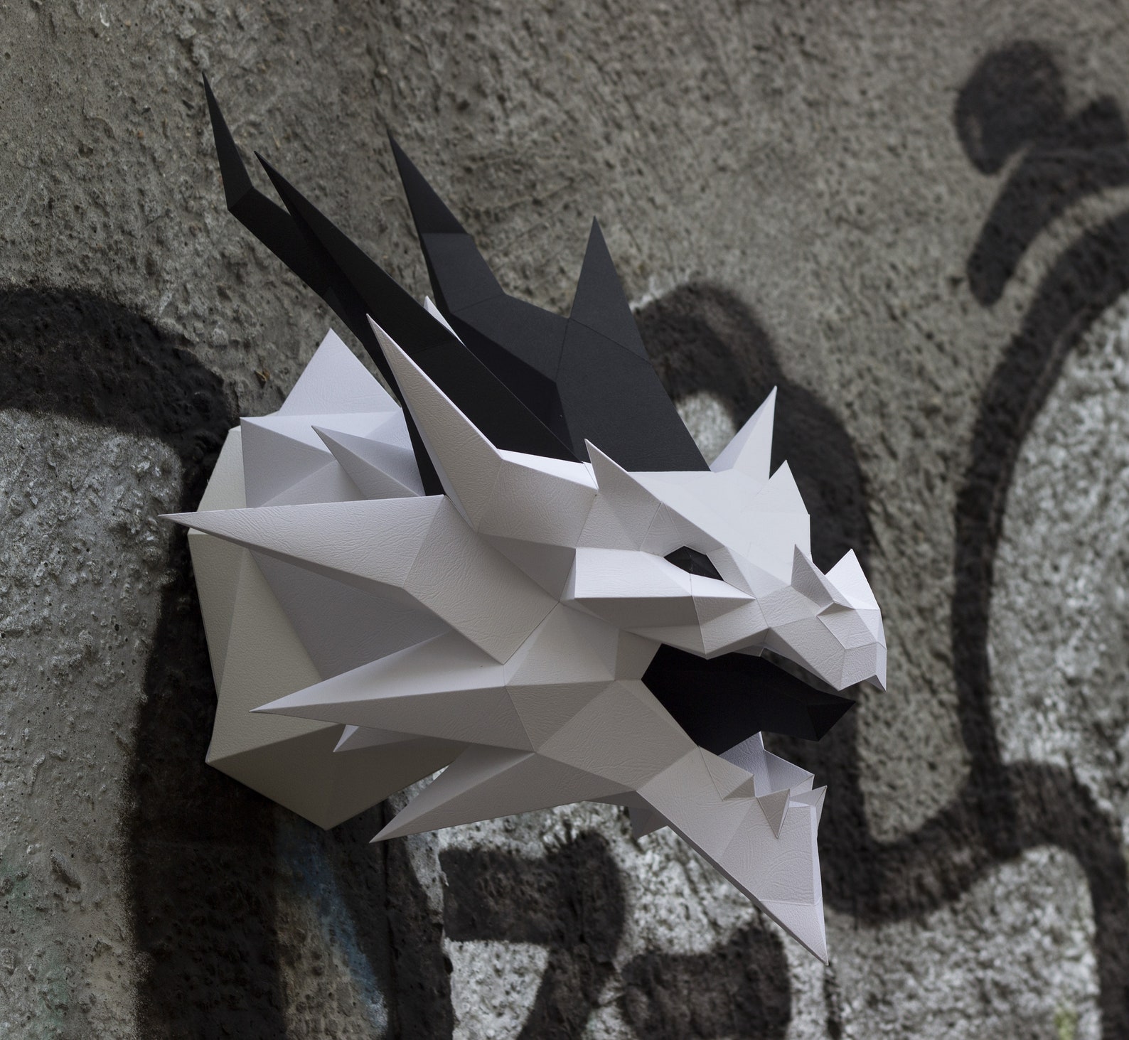 Papercraft 3d DRAGON Sculpture Pepakura Skyrim SMAUG From the - Etsy