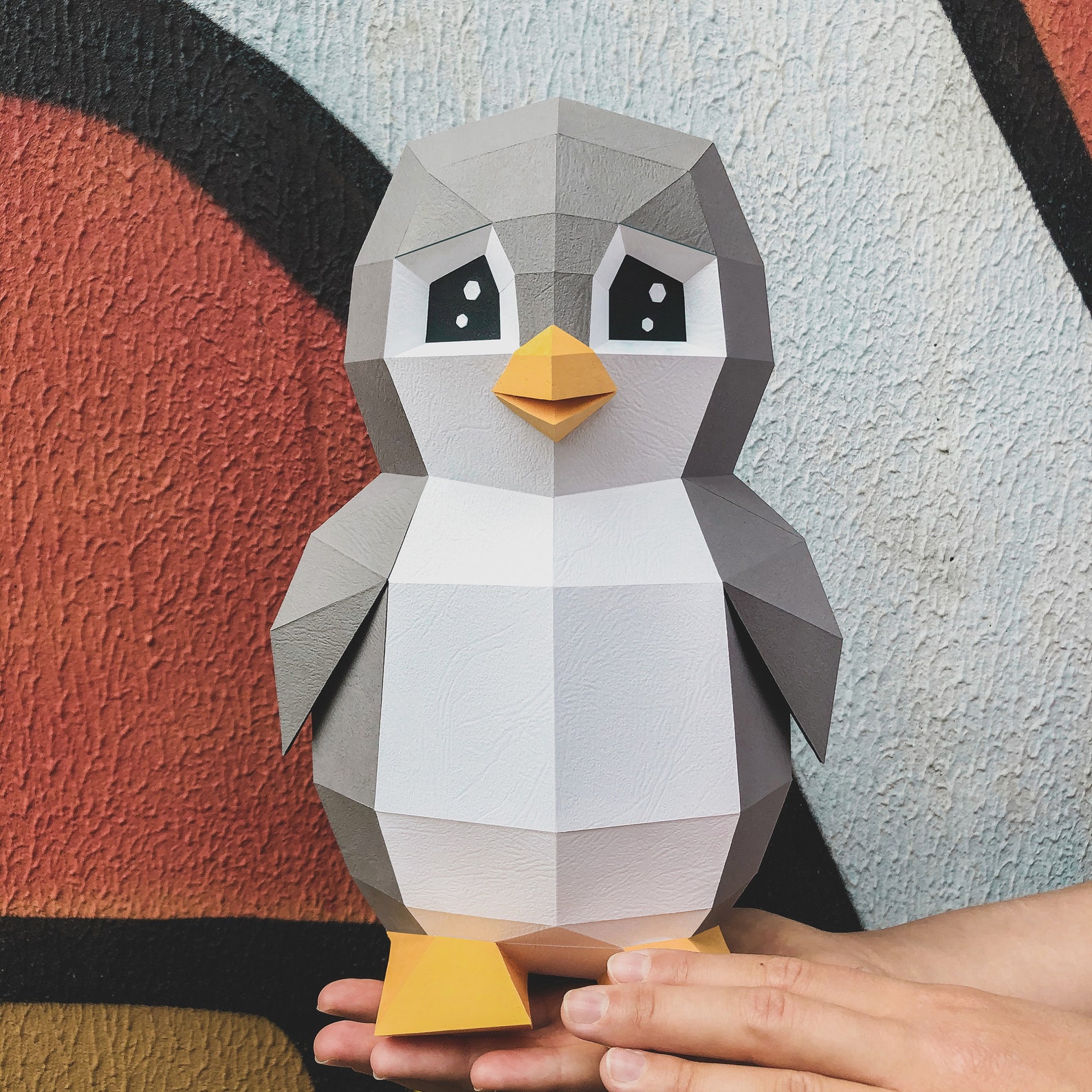 Papercraft 3D TOY PENGUIN Low Poly Paper Sculpture Cute Gift - Etsy