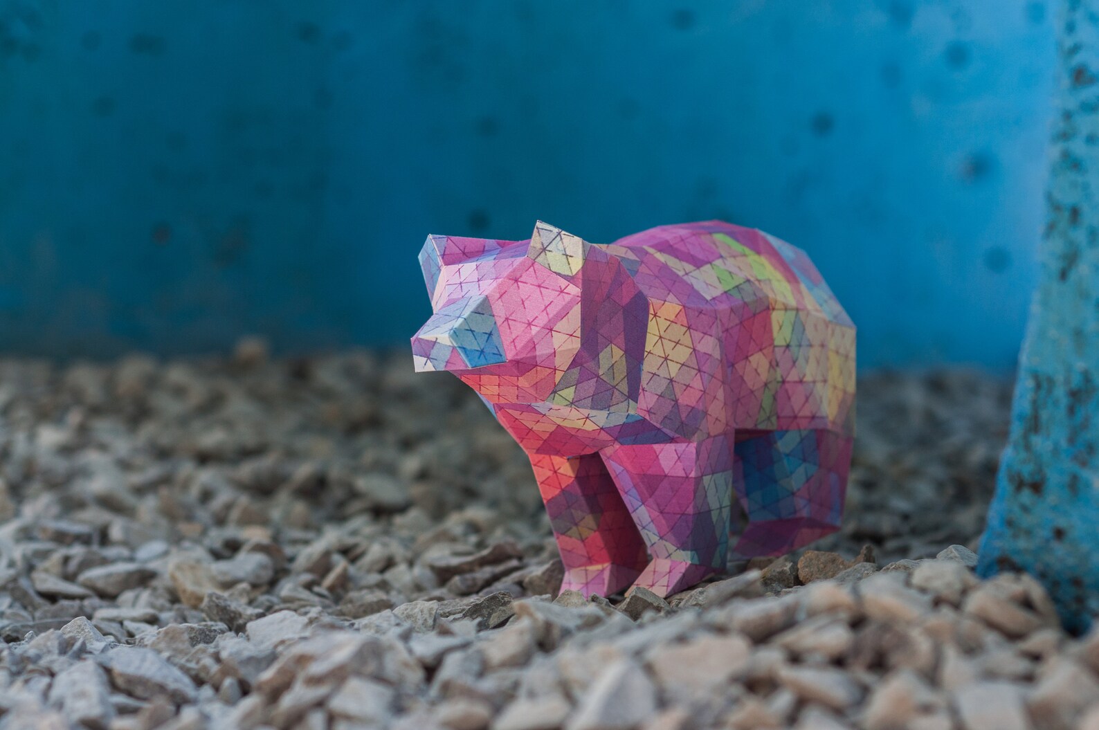 Papercraft 3D Simple BEAR FIGURE Small Size Pepakura Pdf - Etsy