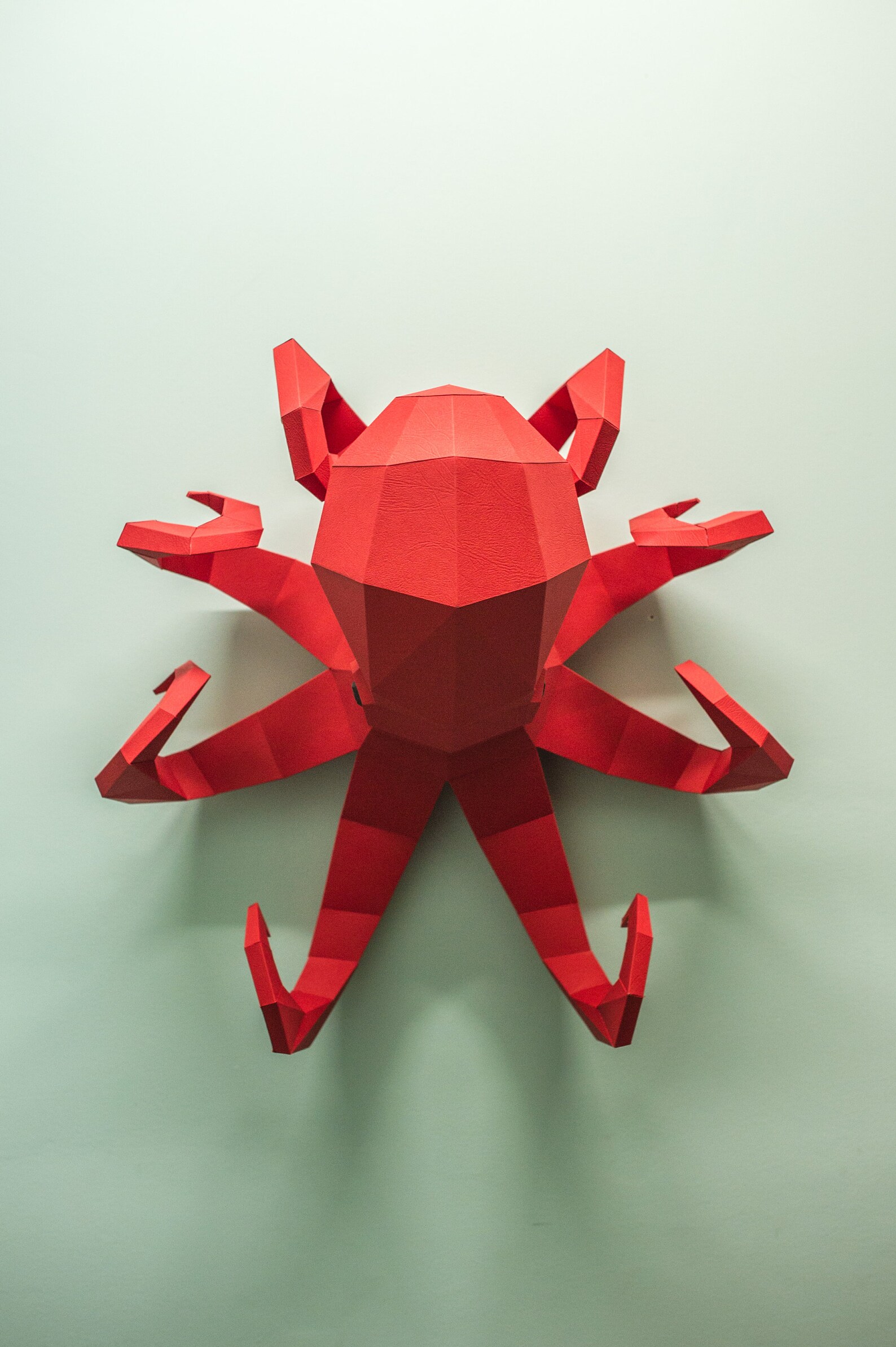 Papercraft OCTOPUS 3D Pepakura Sea Creatures Paperfreak Low Poly ...