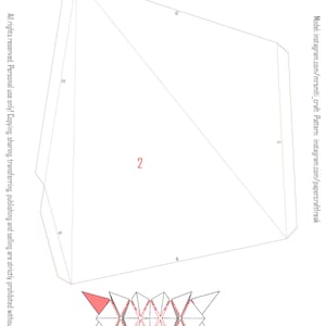 Papercraft 3D SPIKES INSTALLATION Acoustic Panel Pepakura PDF Template ...