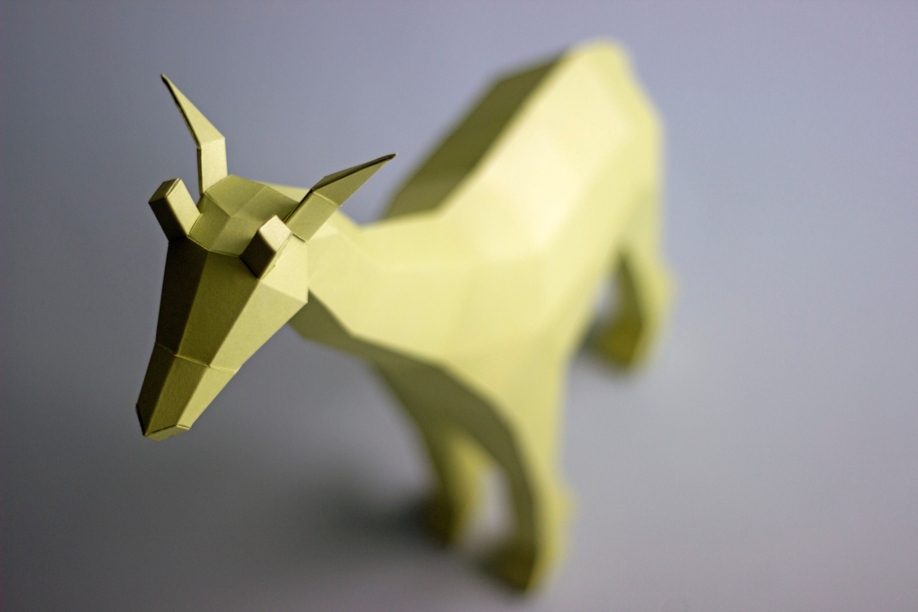 Papercraft 3D GIRAFFE SMALL Low Poly Paper Sculpture DIY Gift - Etsy