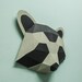 Papercraft 3d BABY RACCOON Pepakura Small Figure for Kids Paperfreak ...