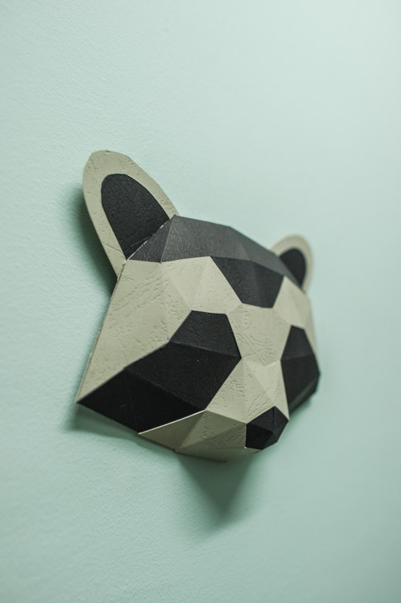 Papercraft 3d BABY RACCOON Pepakura Small Figure for Kids - Etsy