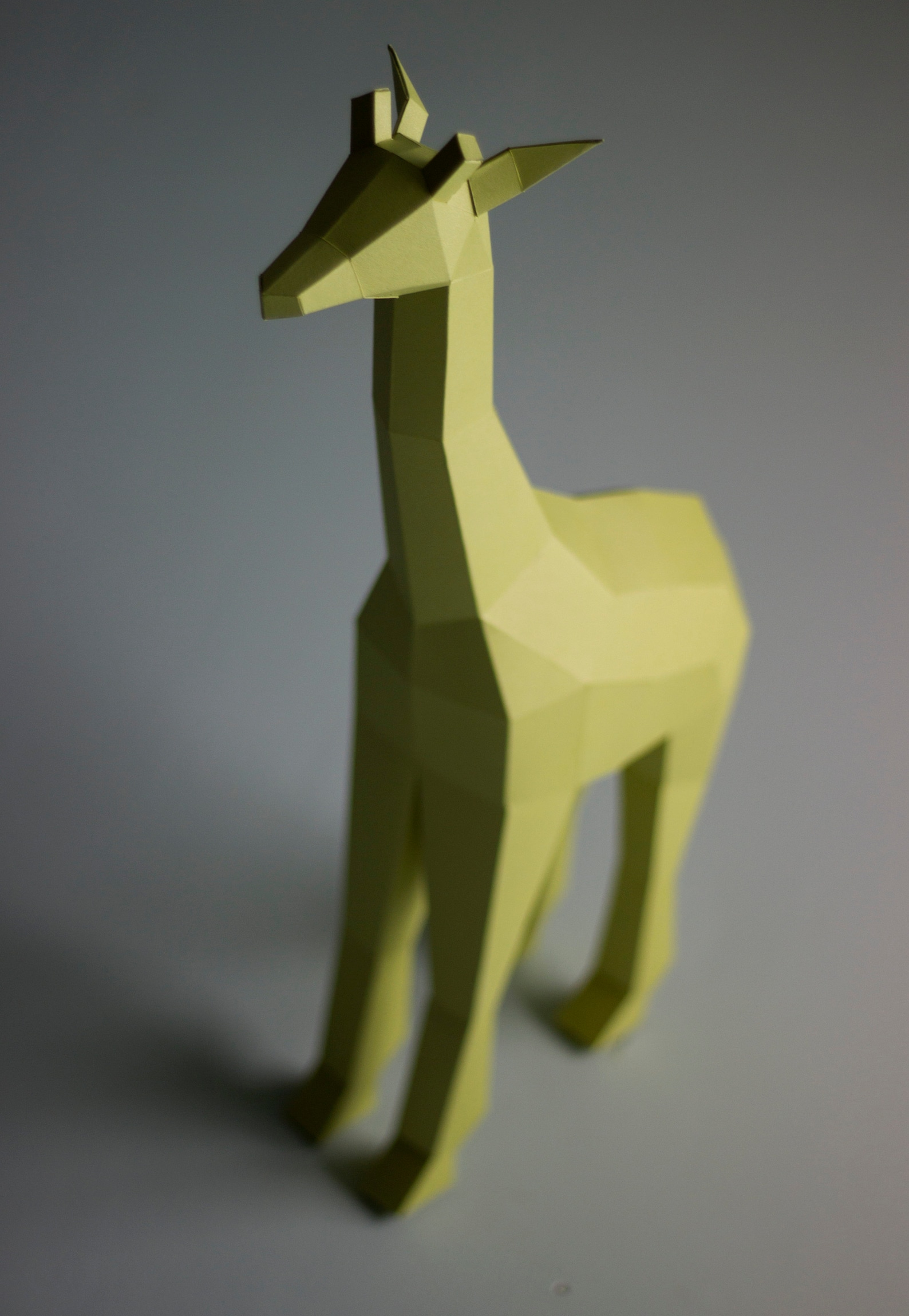 Papercraft 3D GIRAFFE SMALL Low Poly Paper Sculpture DIY Gift - Etsy