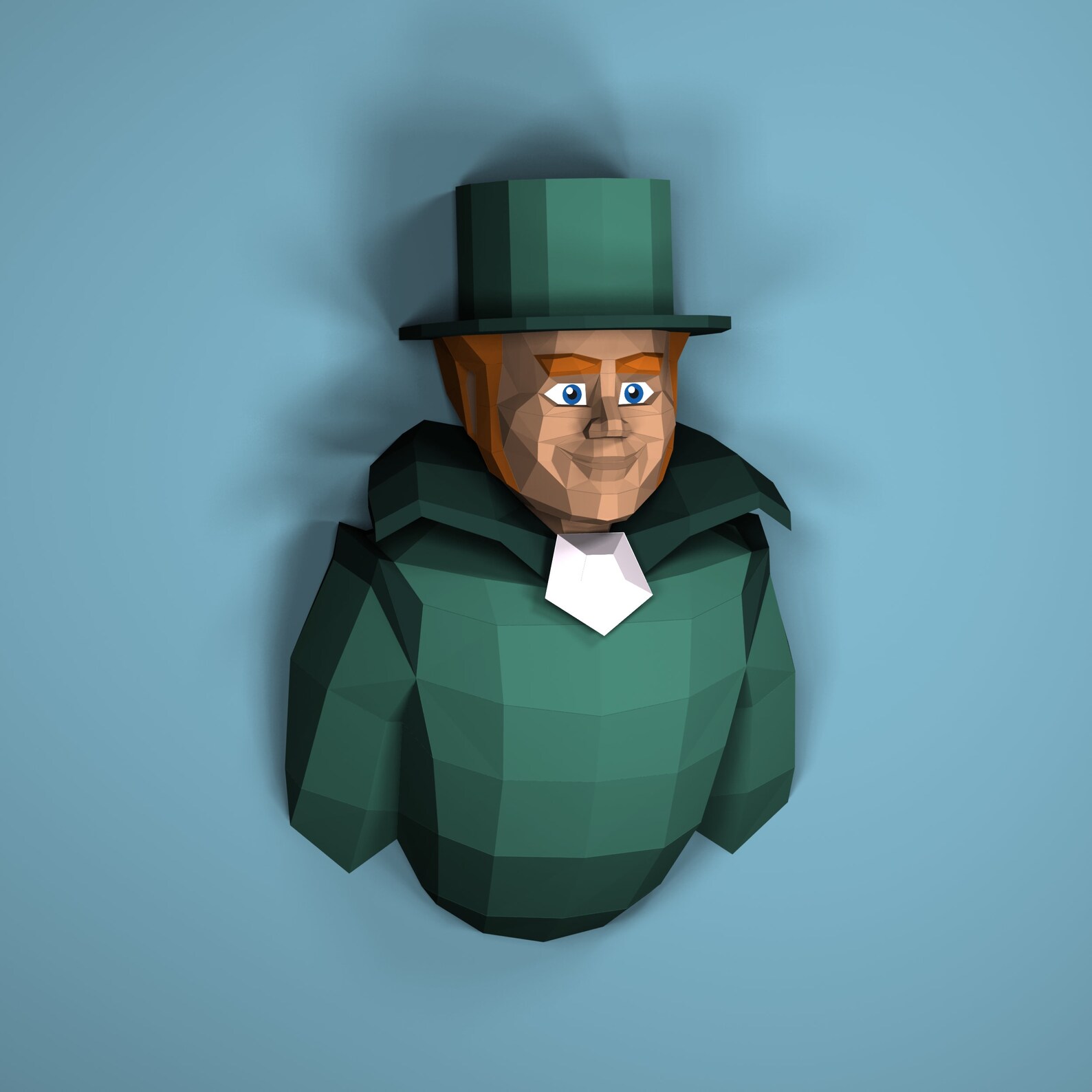Papercraft 3D LEPRECHAUN or Oz From WIZARD of Oz St.patrick - Etsy