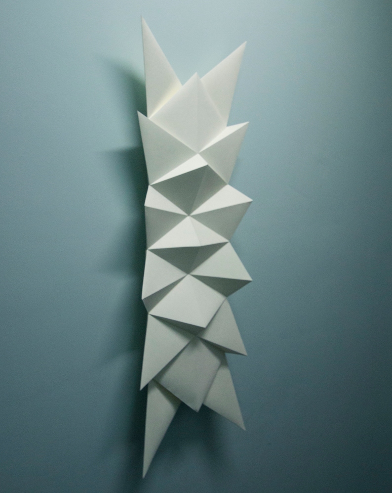 Papercraft 3D SPIKES INSTALLATION Acoustic Panel Pepakura PDF | Etsy