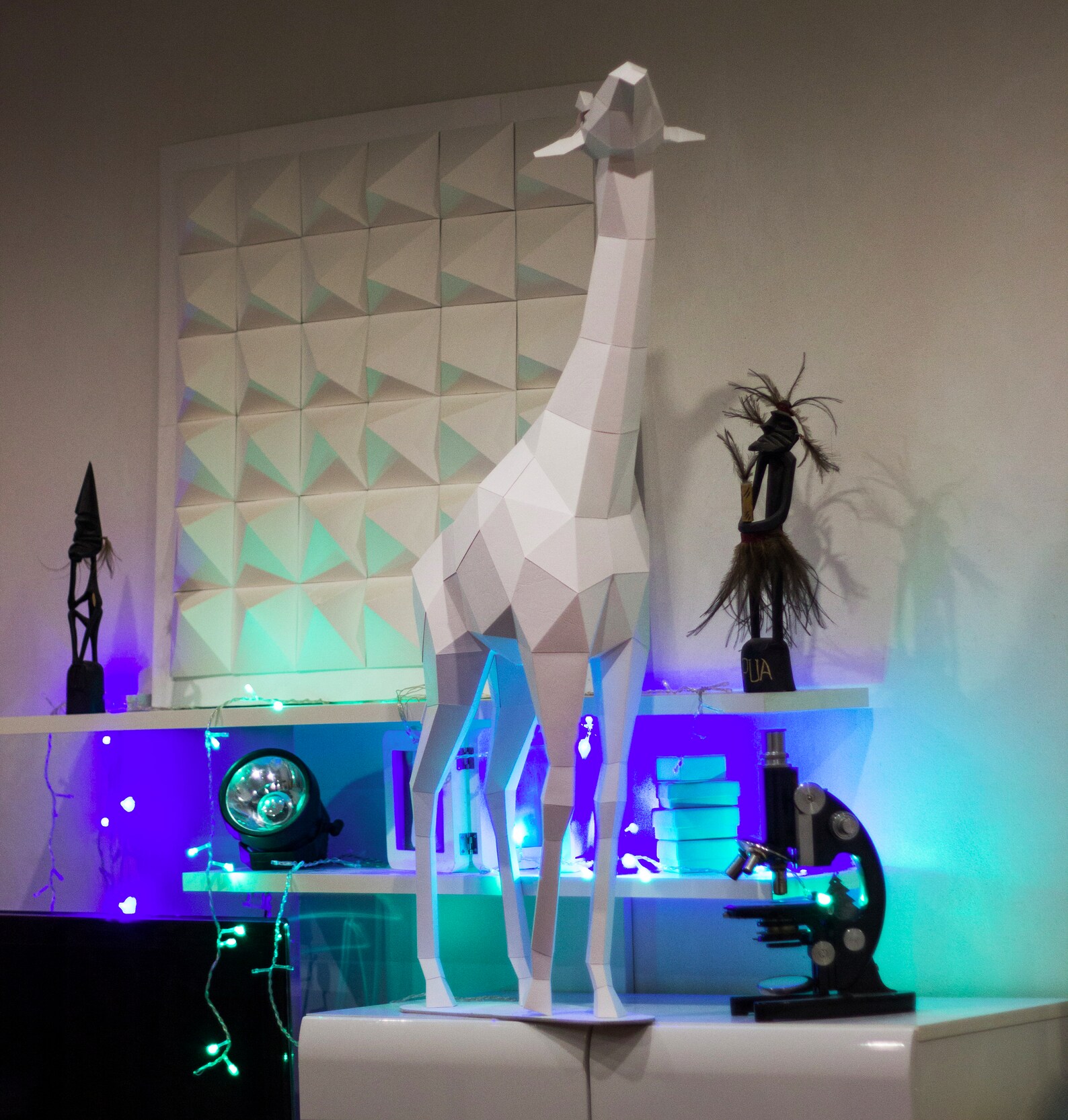 Papercraft 3D GIRAFFE CHILD Pepakura Pdf Template Low - Etsy