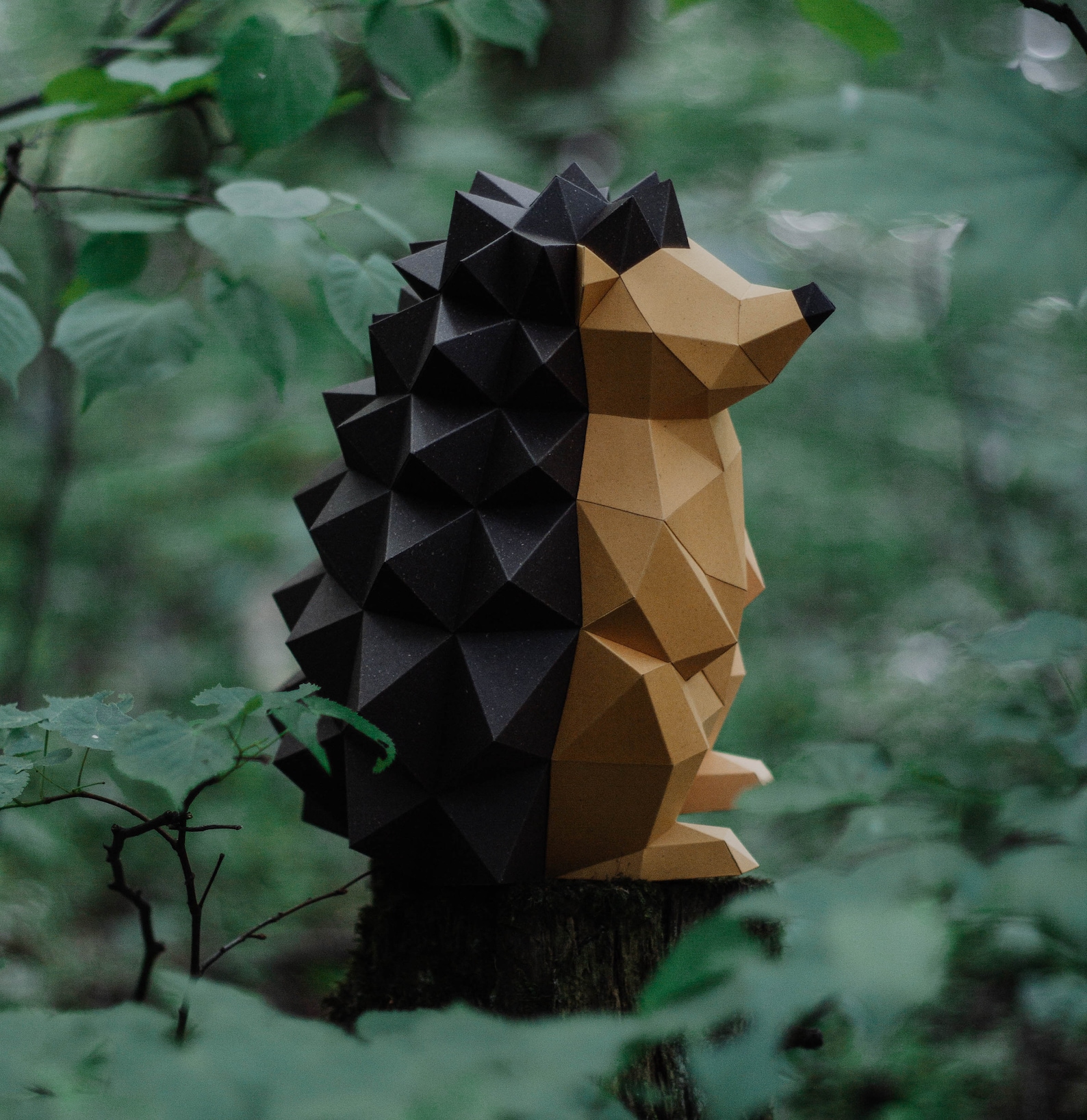 Papercraft 3D HEDGEHOG Low Poly Paper Sculpture Diy Gift Decor - Etsy