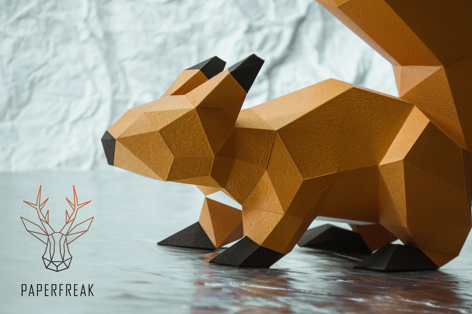 Papercraft 3d SQUIRREL 3D 2 in 1 Low Poly Paper Sculpture Diy - Etsy