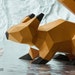 Papercraft 3d SQUIRREL 3D 2 in 1 Low Poly Paper Sculpture Diy - Etsy