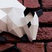 Papercraft 3d RAT MOUSE 3 Low Poly Paper Sculpture Diy Gift - Etsy