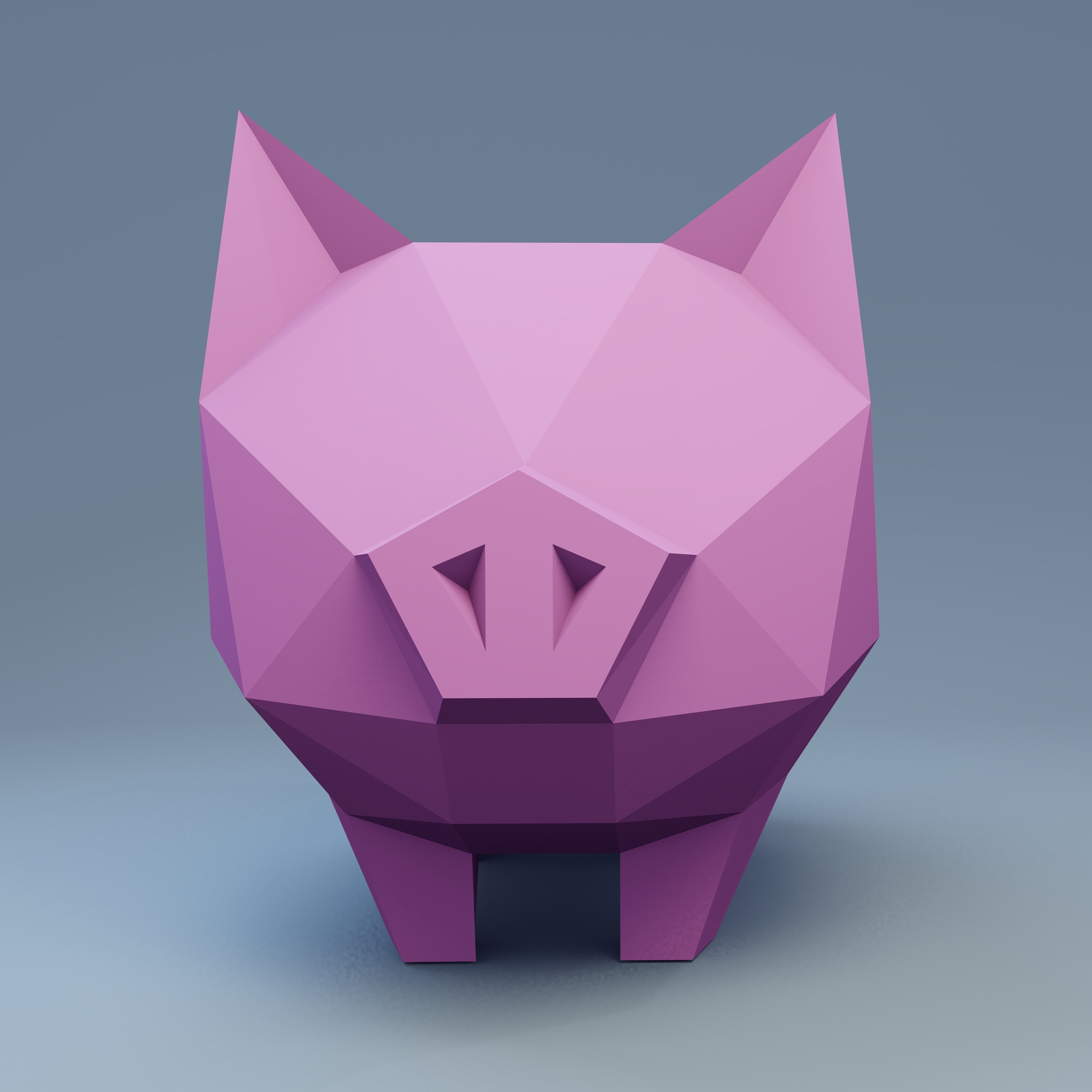 Papercraft 3D SMALL PIG Sculpture Piggy Bank Money Box - Etsy Canada