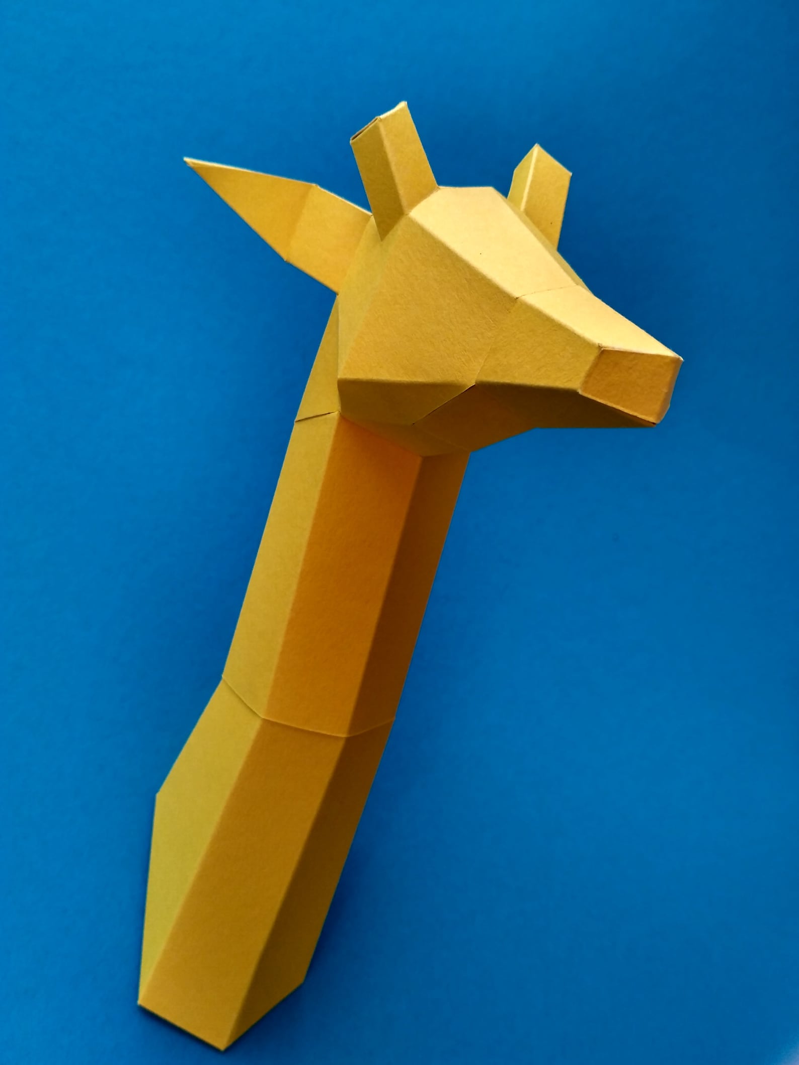 Papercraft 3d SMALL GIRAFFE HEAD Paper Sculpture Diy Gift Low - Etsy