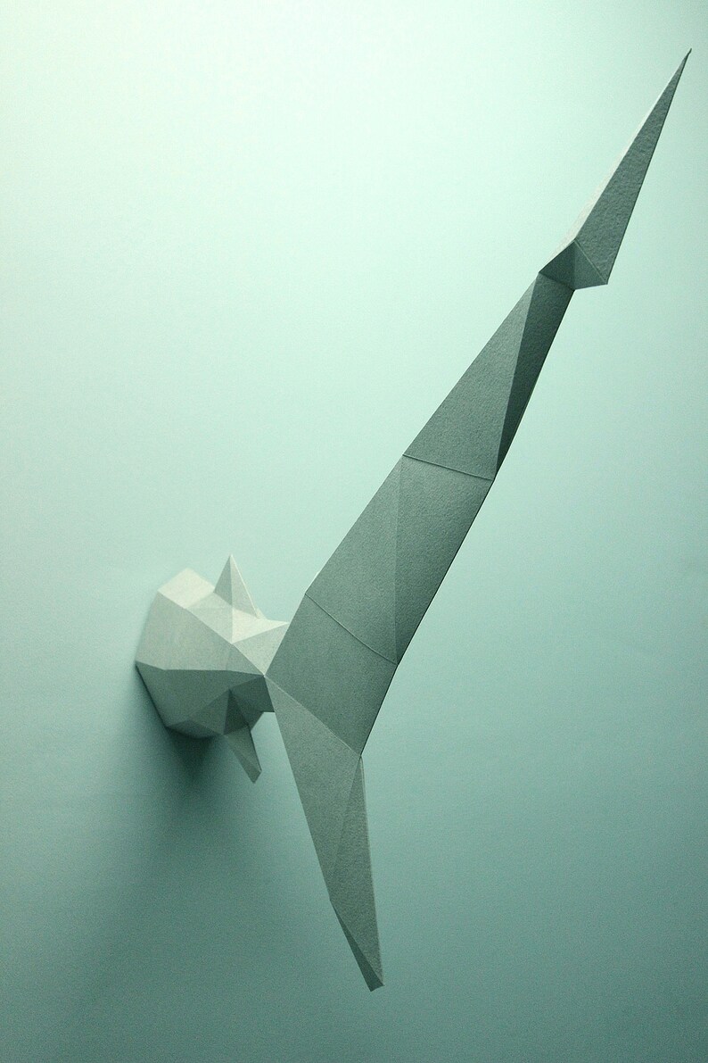 Papercraft 3d SHARK TAIL Sea Fish Cartoon Anime Animal Paper - Etsy