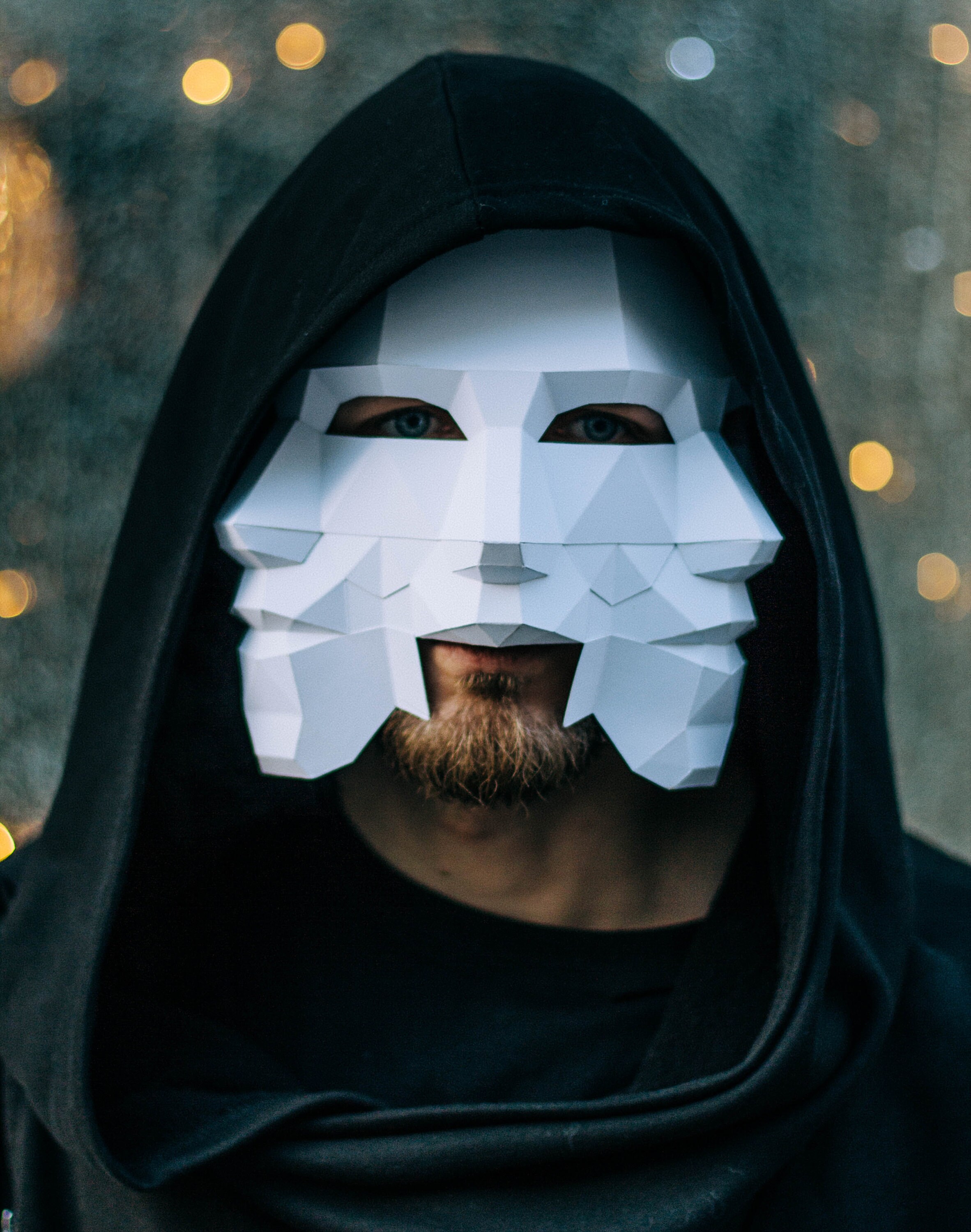 Papercraft 3D TREE FACE MASK Halloween Pepakura Venetian - Etsy UK