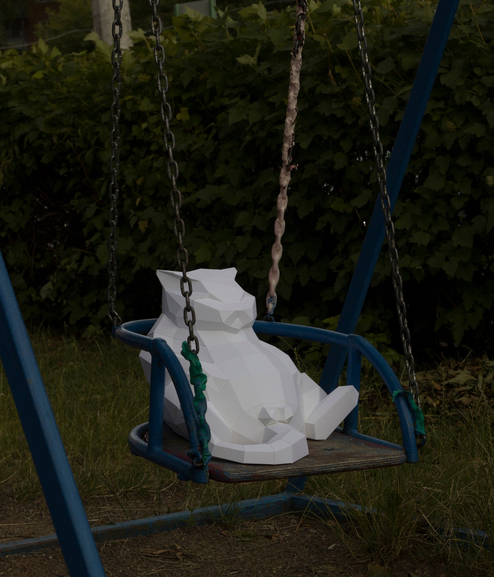 Papercraft 3D FAT CAT With Balls Sculpture Pepakura Gift Cat | Etsy