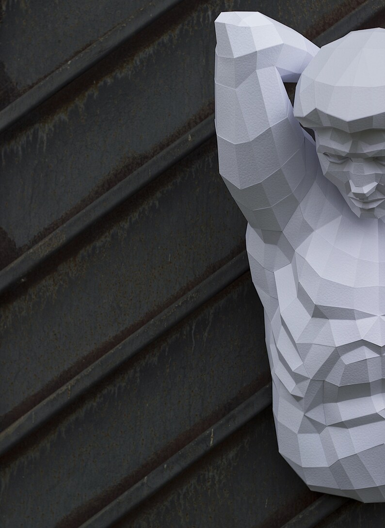 Papercraft 3D ATLAS Sculpture Pepakura ATLANT From the Myths - Etsy Canada