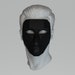 Papercraft 3D PLAIN FACE MASK Halloween Pepakura Faceless Venetian ...