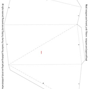 Papercraft 3D RHOMBUS INSTALLATION Acoustic Panel Pepakura PDF Template ...