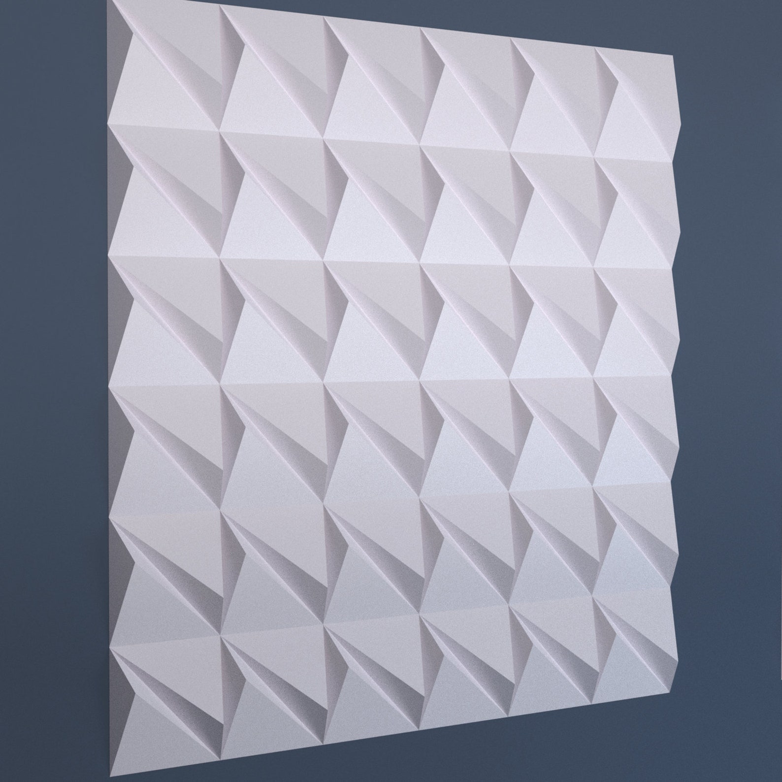 Papercraft 3D INSTALLATION TRIANGLES 2 Version Templates - Etsy