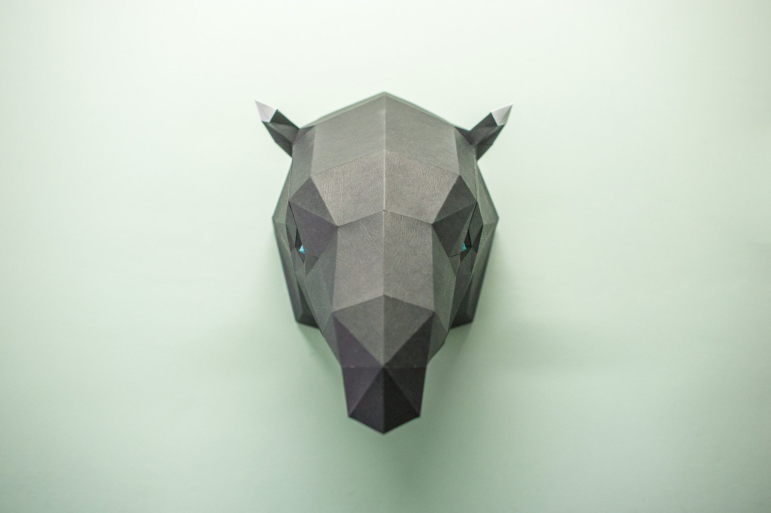 Papercraft 3D MALAYAN TAPIR Head Pepakura Pdf Template - Etsy