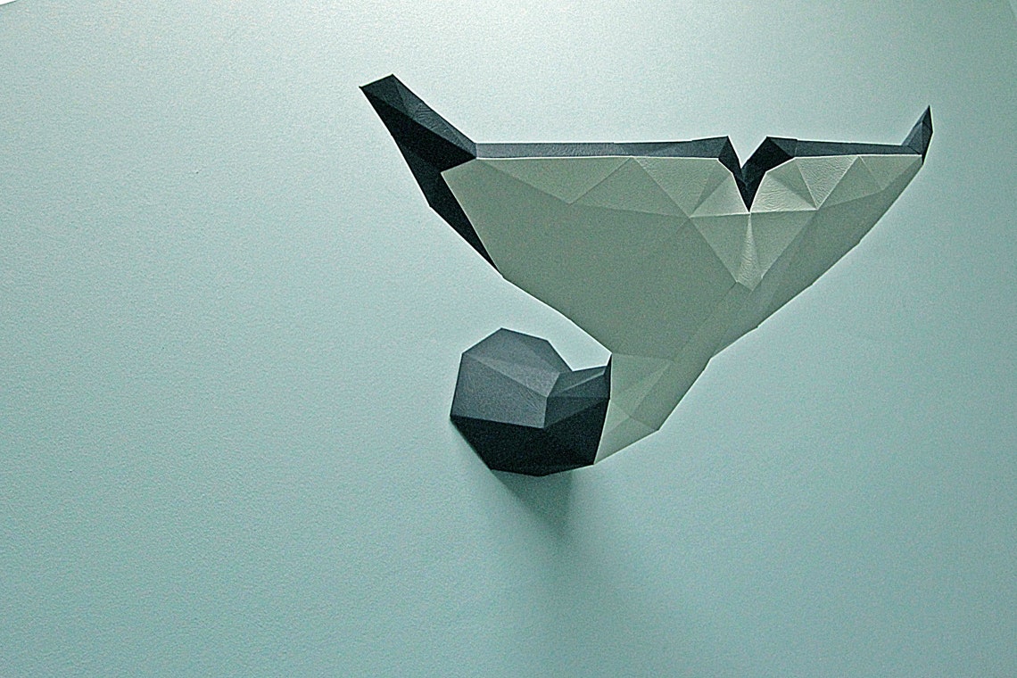 Papercraft 3d ORCA SHARK TAIL Sea Fish Cartoon Anime Animal - Etsy