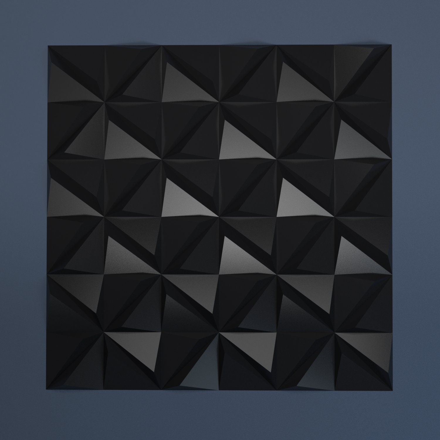 Papercraft 3D INSTALLATION TRIANGLES 2 Version Templates - Etsy