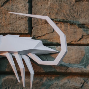 Papercraft 3d SHRIMP Pepakura PRAWNS Sea Food Creatures Animal ...