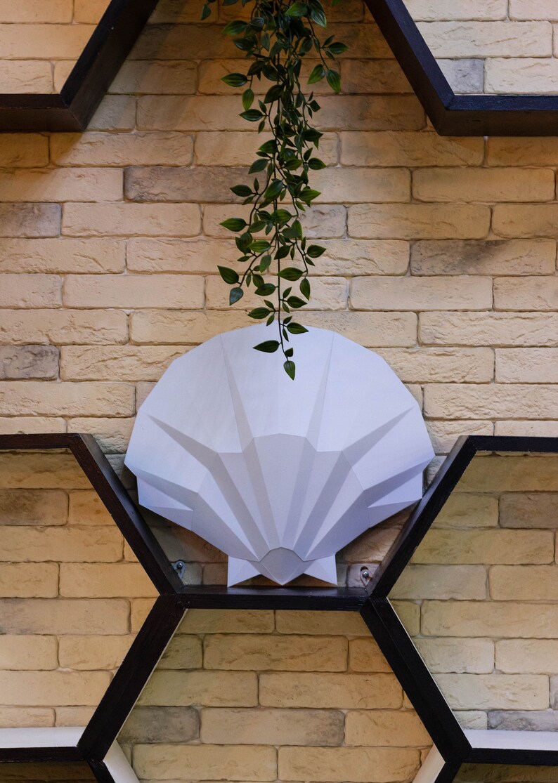 Papercraft 3d SHELL 1 Pepakura Sea Creatures Paperfreak Low - Etsy