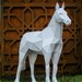 Papercraft 3D STANDING HORSE Low Poly Paper Sculpture DIY Decor Nursery ...