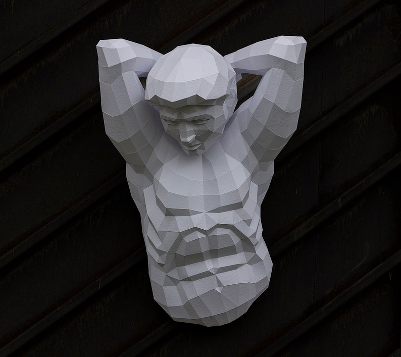 Papercraft 3D ATLAS Sculpture Pepakura ATLANT From the Myths - Etsy Canada