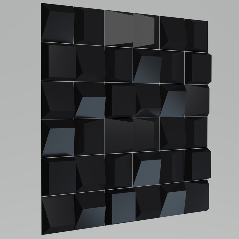 Papercraft 3D INSTALLATION SQUARES 3 Version Templates - Etsy