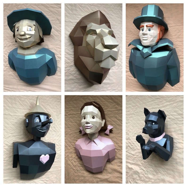 Papercraft 3D TIN WOODMAN From WIZARD of Oz Halloween Creepy - Etsy