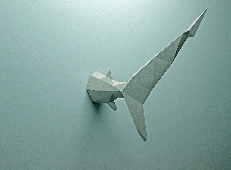 Papercraft 3d SHARK TAIL Sea Fish Cartoon Anime Animal Paper - Etsy