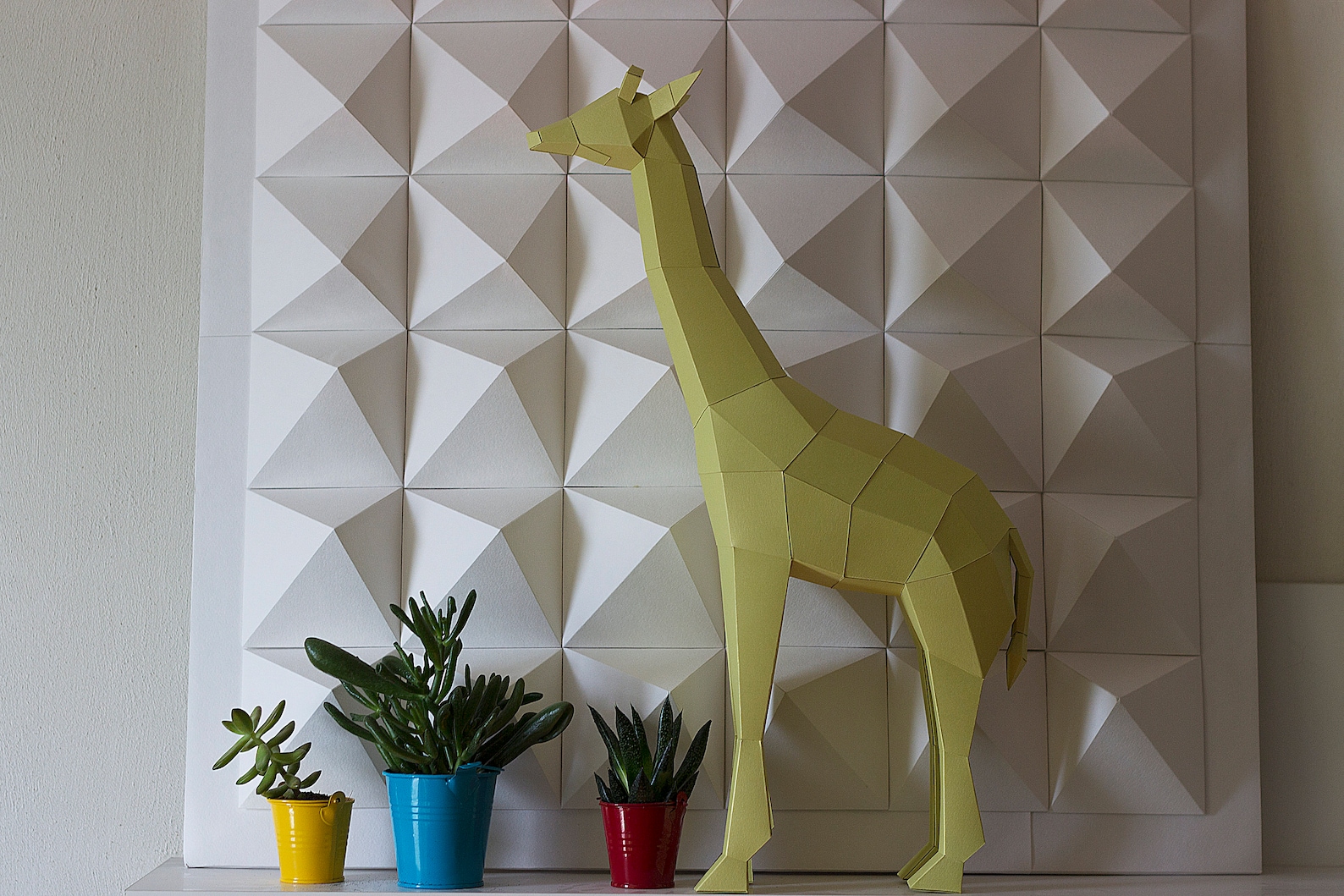 Papercraft 3D GIRAFFE SMALL Low Poly Paper Sculpture DIY Gift - Etsy