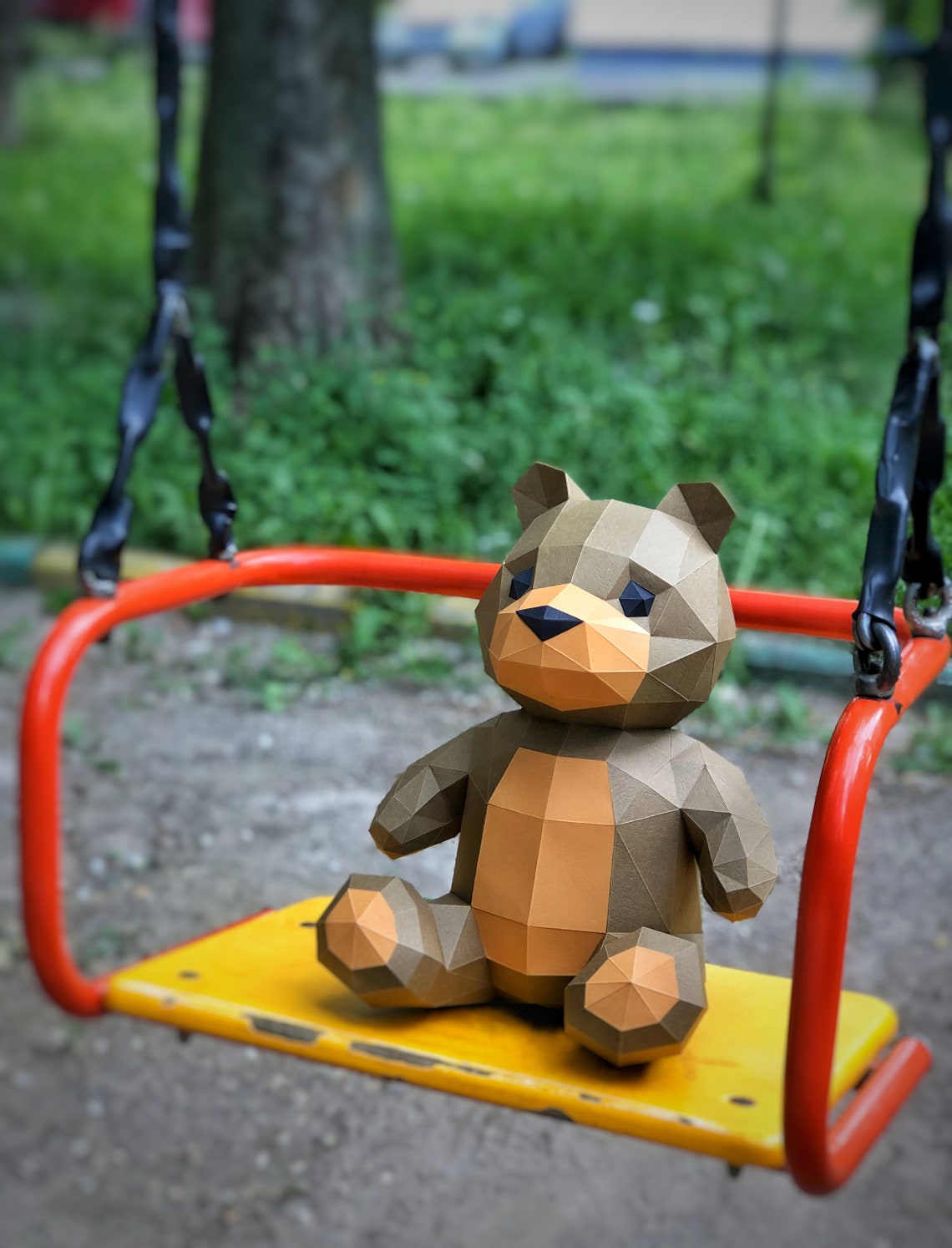 Papercraft 3D TOY BEAR V2 Low Poly Paper Sculpture Diy Gift - Etsy