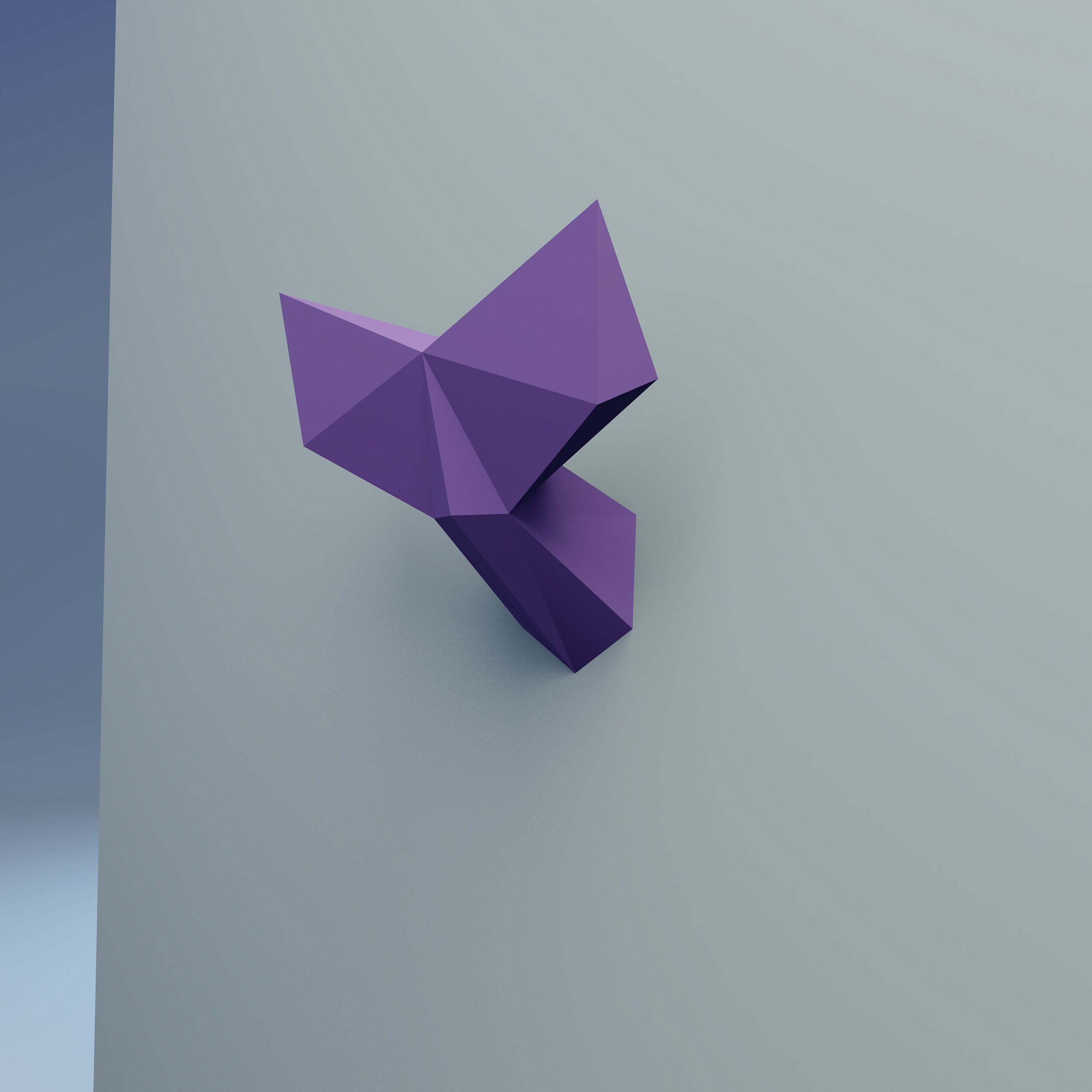 Papercraft 3d SMALL WHALE TAIL Sea Fish Fridge Magnet Animal - Etsy