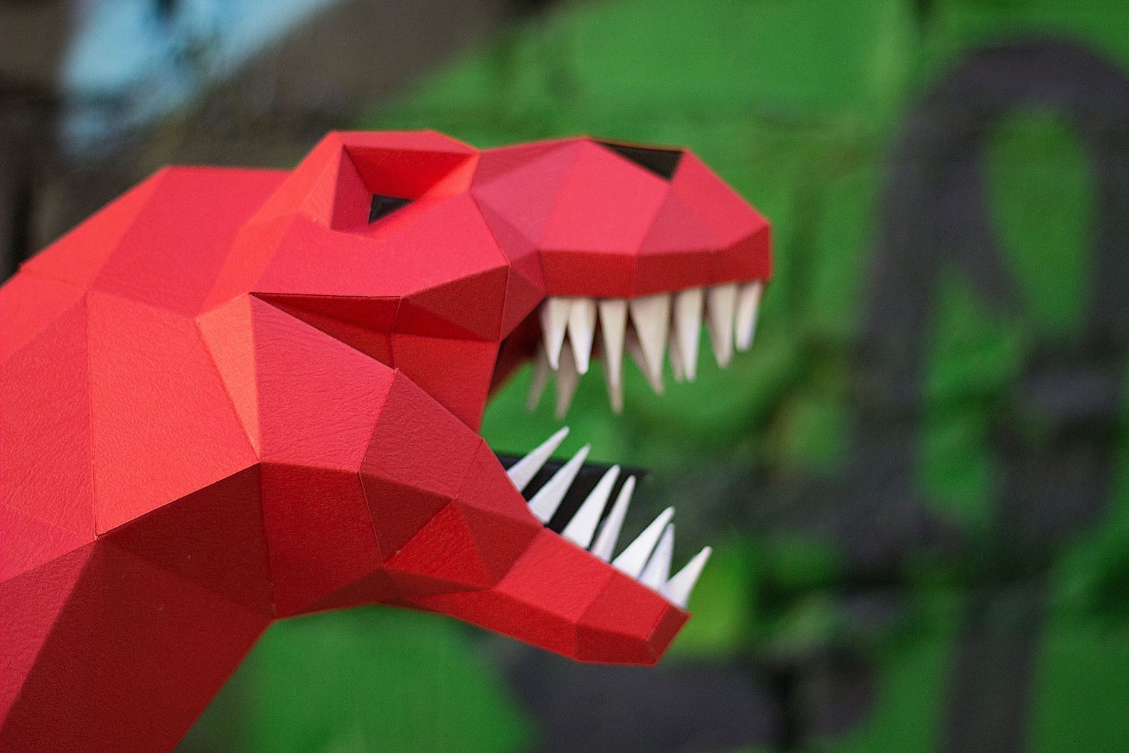 Papercraft Dinosaur T-REX TYRANNOSAURUS 3D Low Poly Paper - Etsy
